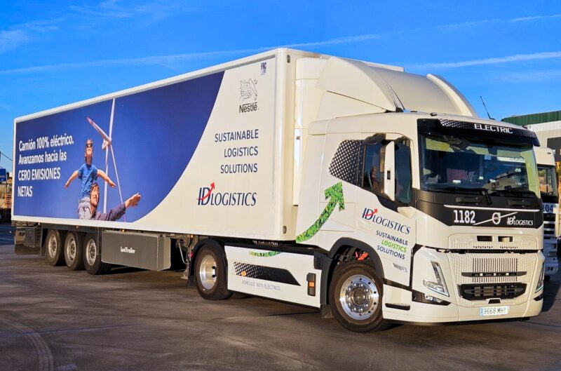 Nestlé pone en marcha un tráiler 100% eléctrico, gestionado por ID ...