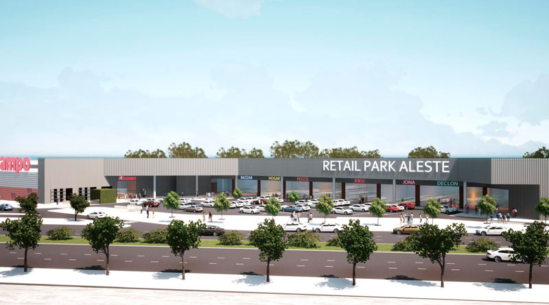 Aleste Plaza (Sevilla) se amplía con un nuevo parque comercial
